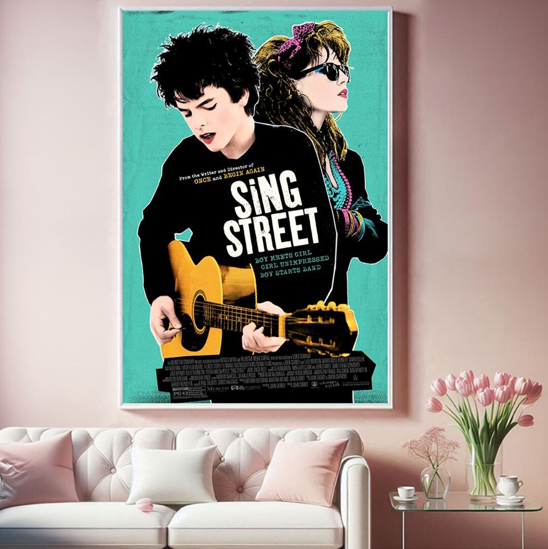 Sing Street Movie Poster, Top Canvas Cloth Poster, Pop Home Wall Arts ...