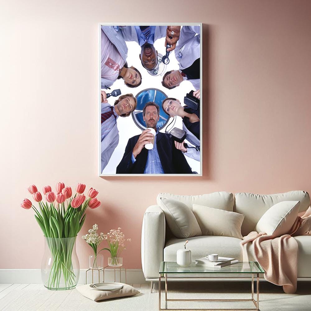 House M.D. Season 1 TV Poster, Top Canvas Cloth Poster, Pop Home Wall ...