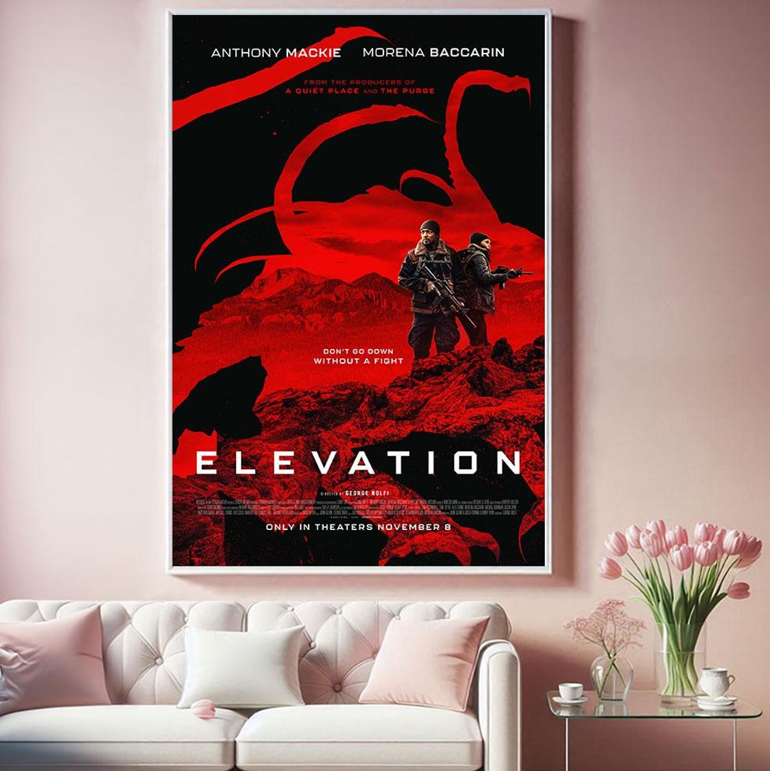Elevation Movie Poster, Top Canvas Cloth Poster, Pop Home Wall Arts ...