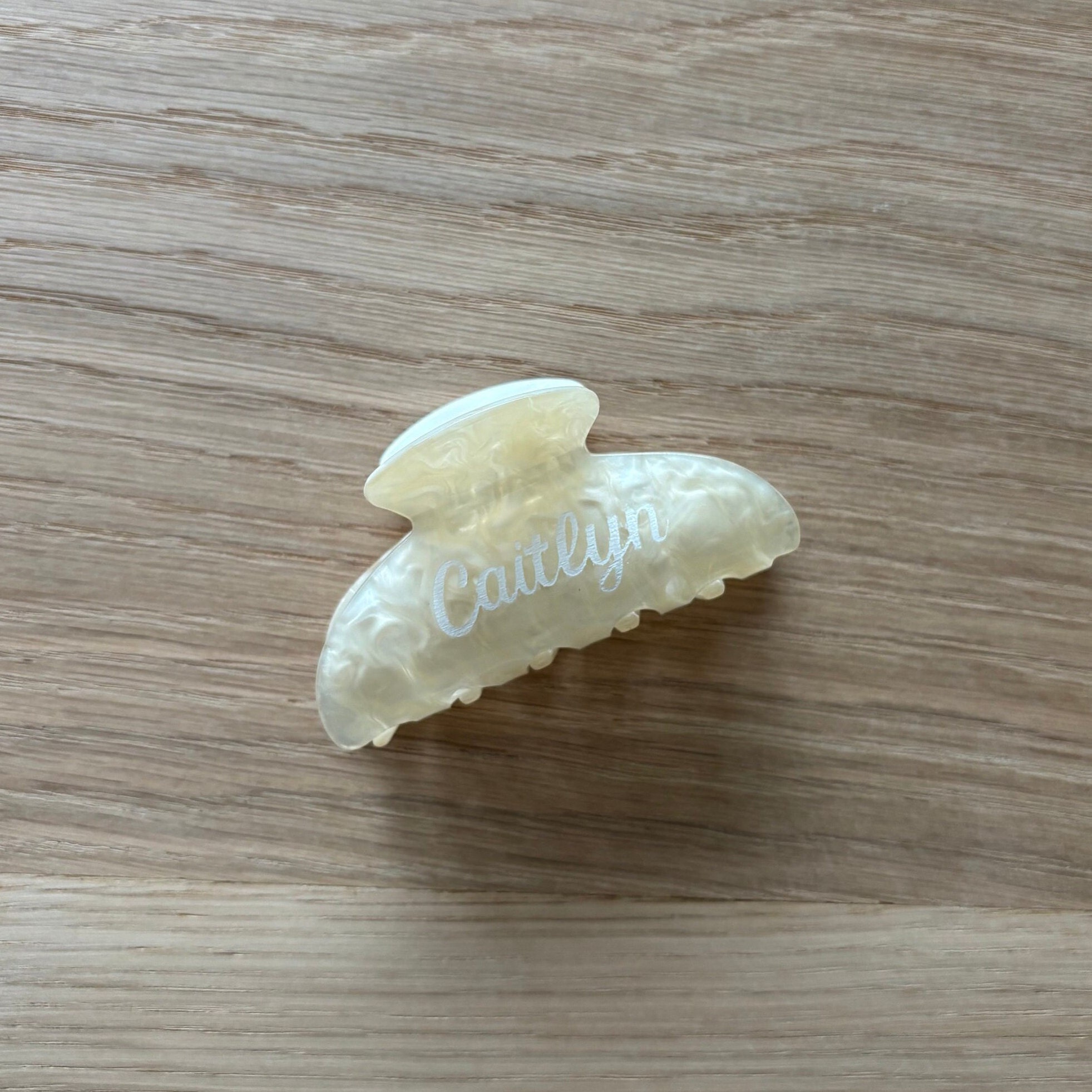 Custom Claw Hair Clip Personalized Claw Clip Bridesmaid Gift Wedding ...