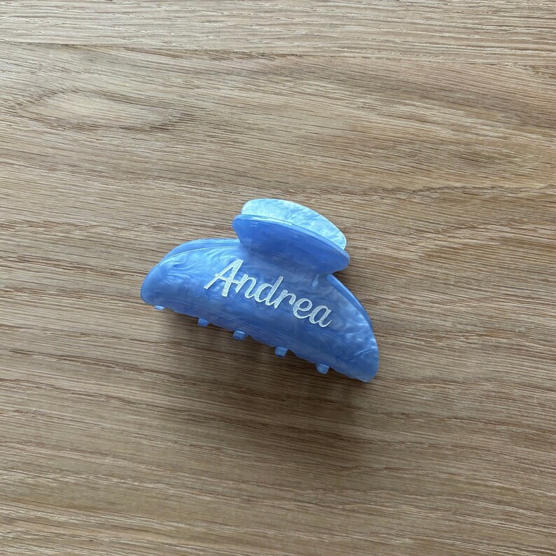 Custom Claw Hair Clip Personalized Claw Clip Bridesmaid Gift Wedding ...