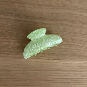 Custom Claw Hair Clip Personalized Claw Clip Bridesmaid Gift Wedding ...