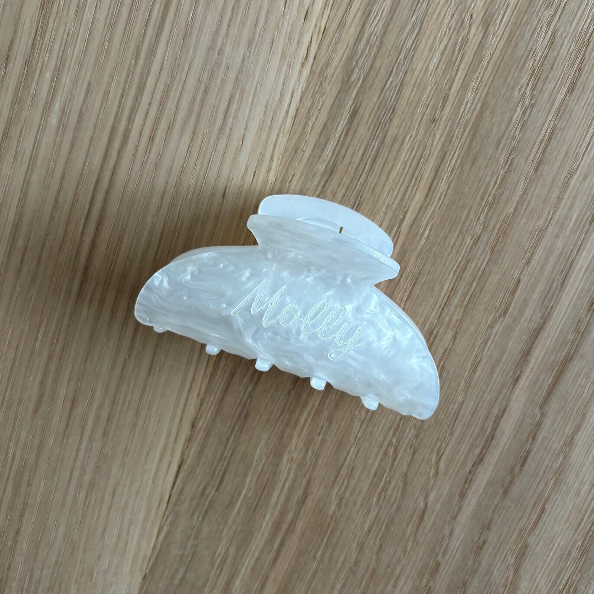 Custom Claw Hair Clip Personalized Claw Clip Bridesmaid Gift Wedding ...