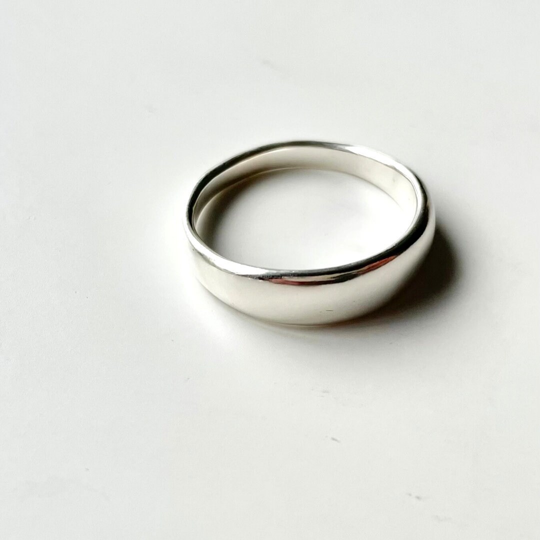Gladtidings Ring, Ebb and Flow Ring, Simple Ring, Curved Band ...