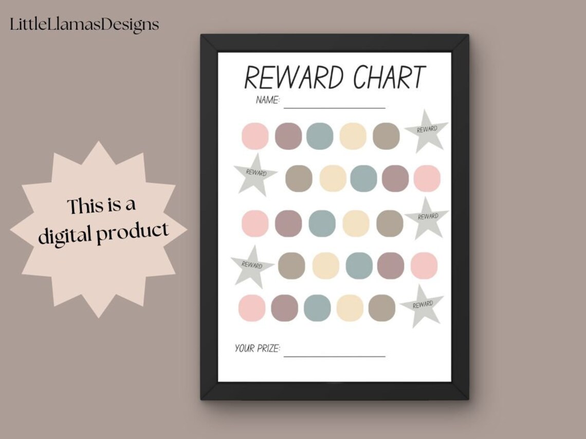 Rewards Chart, Kids Reward Chart, Sandstorm Reward Kids Chart ...