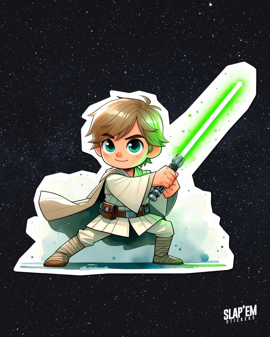 Star Wars Sticker for Kid Vinyl Decal for Water Bottle Sticker of Luke ...
