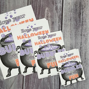 PRINTABLE Hope Your Halloween Bubbles Over With FUN. Perfect for ...