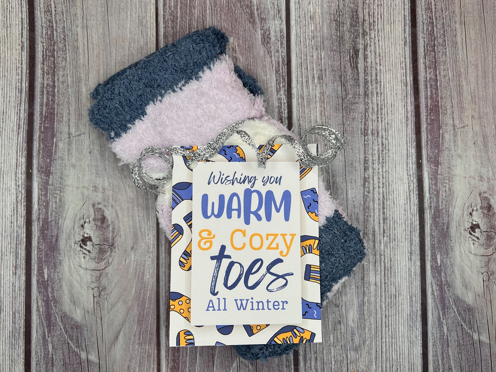 PRINTABLE Holiday SOCK Tags for Coworkers, Neighbors, and Friends ...