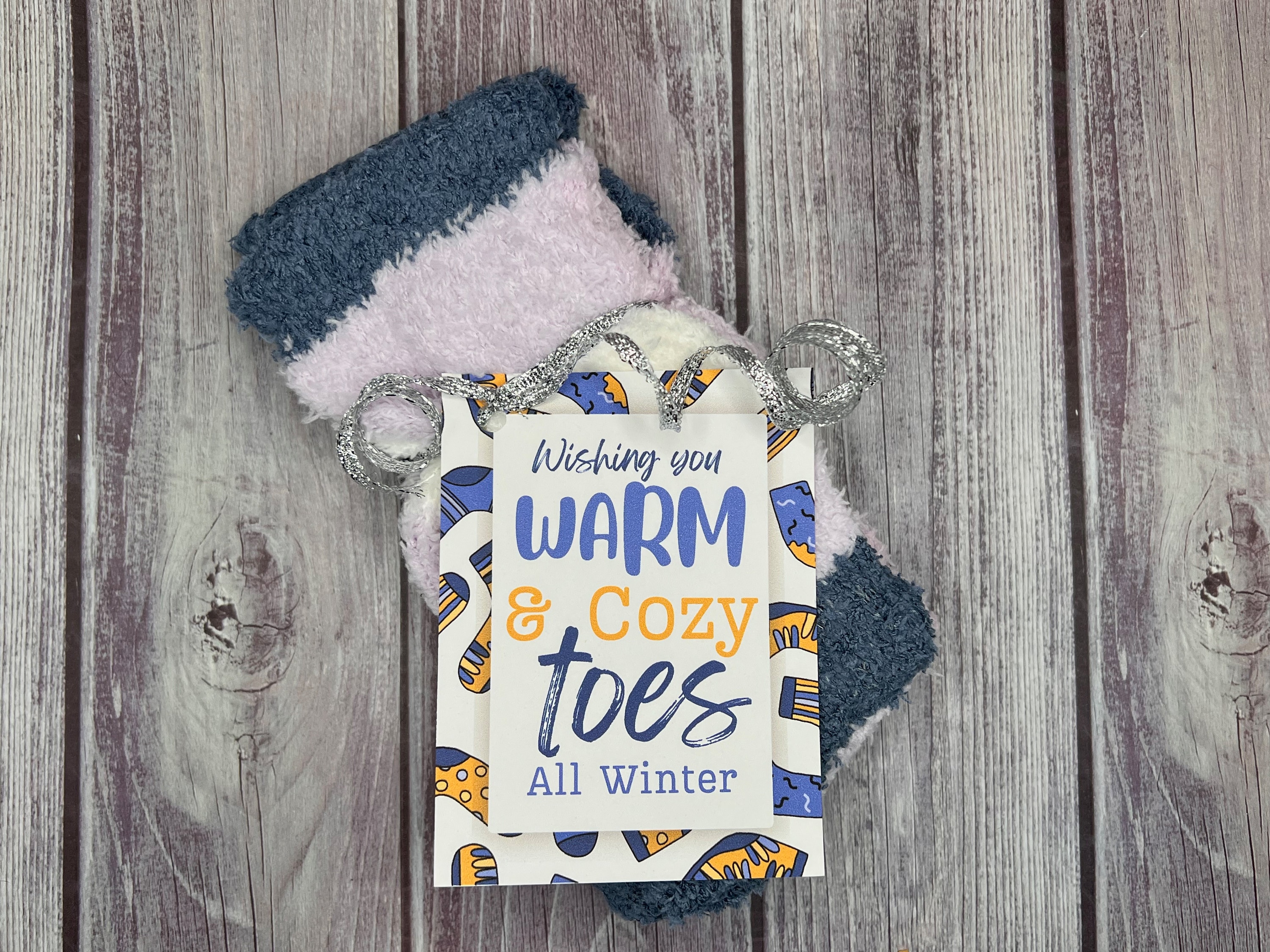 PRINTABLE Holiday SOCK Tags for Coworkers, Neighbors, and Friends ...