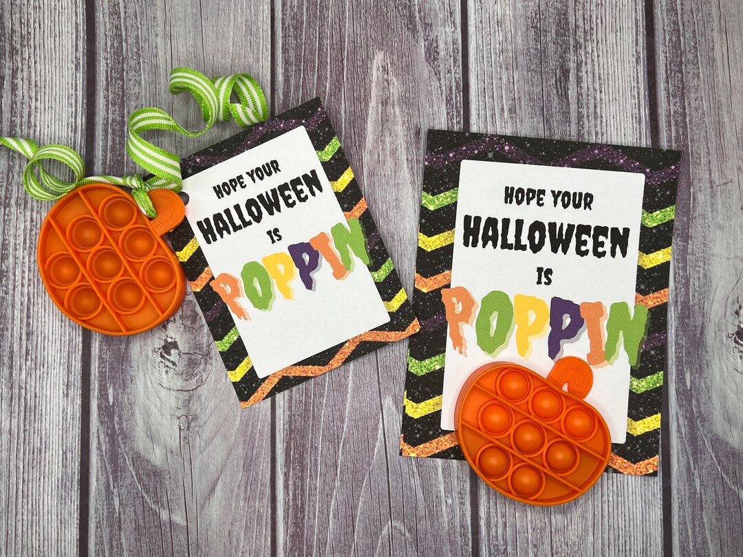 PRINTABLE Hope Your Halloween is Poppin' . Perfect for Teachers, Class ...