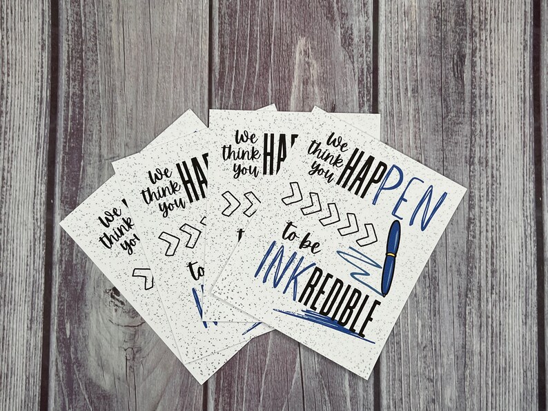 PRINTABLE You Happen to Be Inkredible Tag- Pen Appreciation Gift for ...
