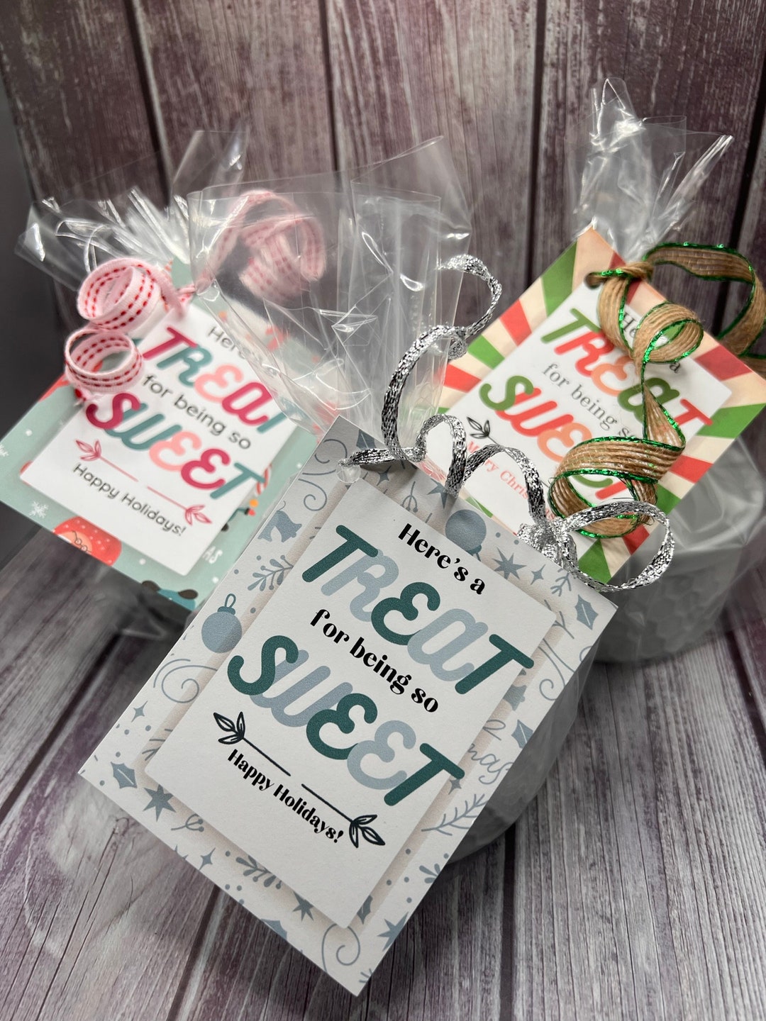 PRINTABLE Holiday TREAT Tags for Coworkers, Neighbors, and Friends- Add ...