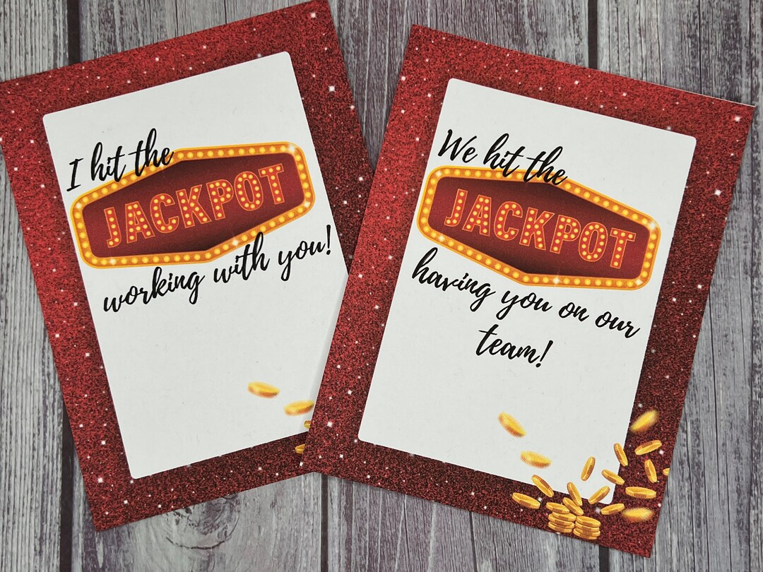 PRINTABLE Lotto Appreciation Tag for Coworkers, Team Members, Employee ...