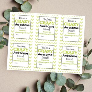 PRINTABLE Crazy Straw Party Favor- Birthday, Graduation, Shower, & More ...