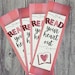 PRINTABLE Read Your Heart Out Bookmarks- Perfect for Teachers, Students ...