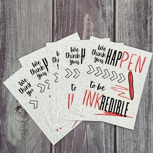 PRINTABLE You Happen to Be Inkredible Tag- Pen Appreciation Gift for ...