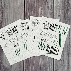 PRINTABLE You Happen to Be Inkredible Tag- Pen Appreciation Gift for ...