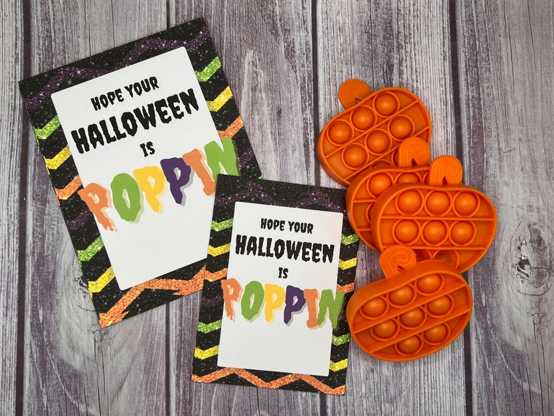 PRINTABLE Hope Your Halloween is Poppin' . Perfect for Teachers, Class ...