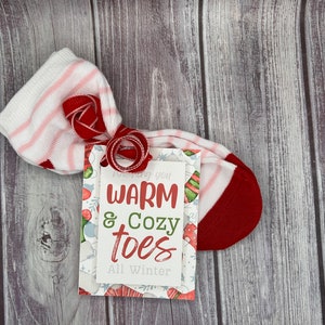 PRINTABLE Holiday SOCK Tags for Coworkers, Neighbors, and Friends ...