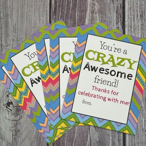 PRINTABLE Crazy Straw Party Favor- Birthday, Graduation, Shower, & More ...