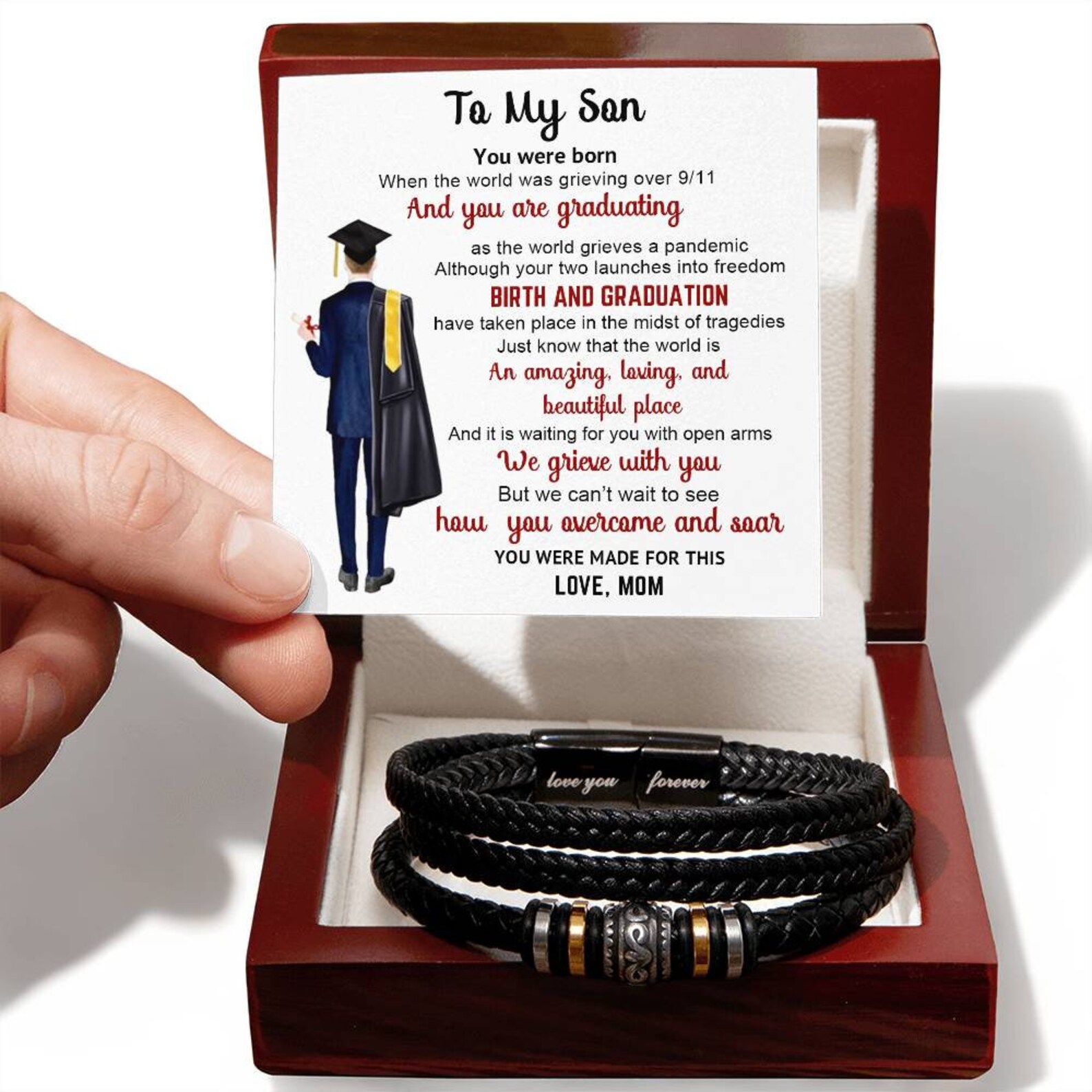 Perfect Graduation Gift - Congratulations - Love You Forever Bracelet ...