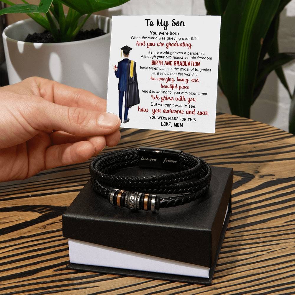 Perfect Graduation Gift - Congratulations - Love You Forever Bracelet ...