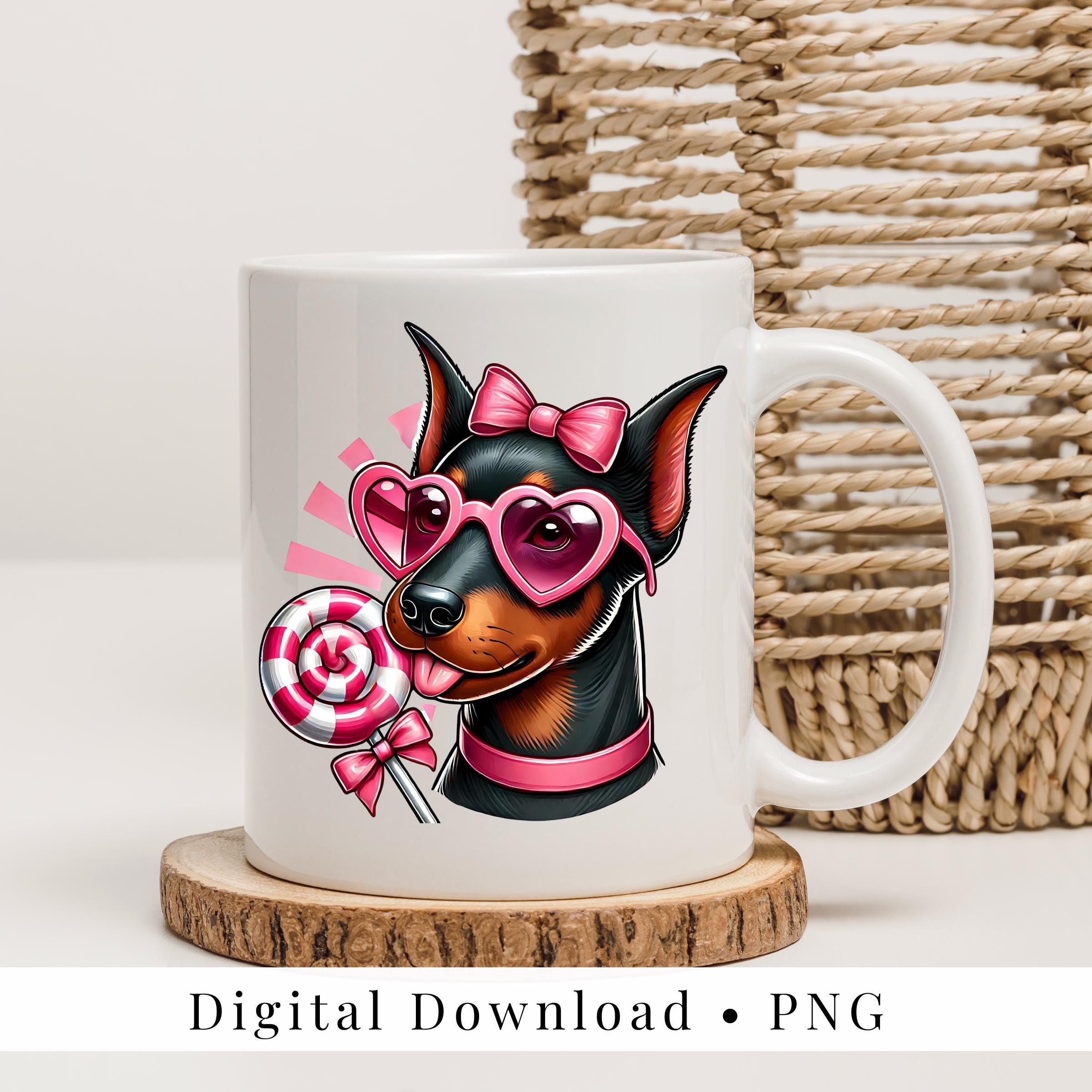 Doberman Png Doberman Valentines Png Doberman Coquette Png Coquette ...