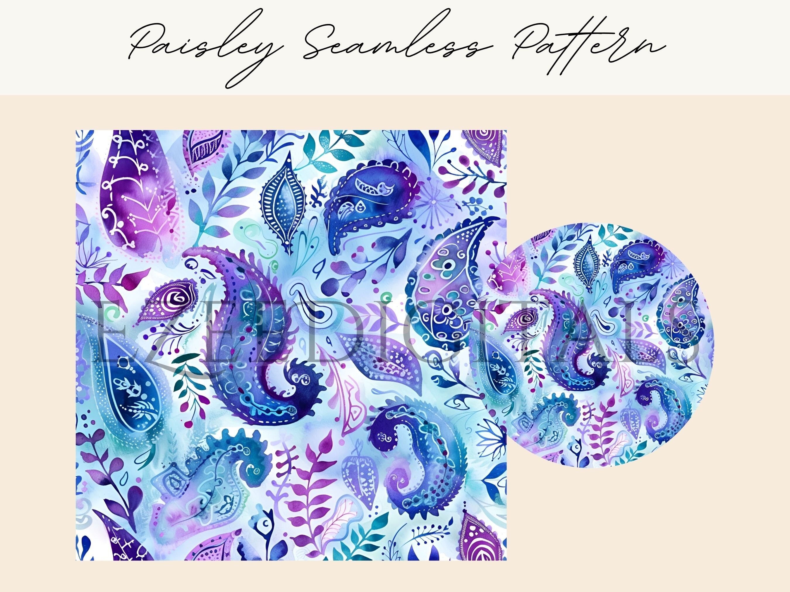 Paisley Seamless Patterns Paisley Digital Paper Paisley Digital Pattern Paisley Digital ...
