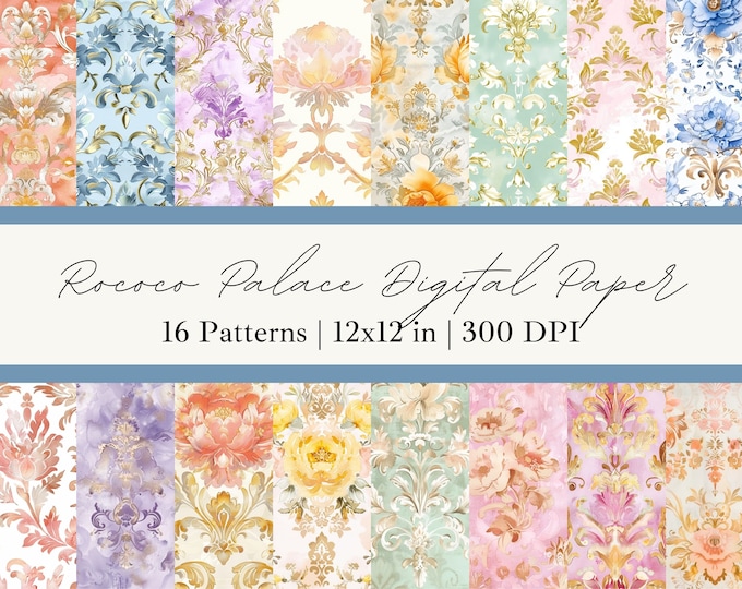 Pink Rococo Fabric Romance by Susie B Designs French Elaborate Baroque ...