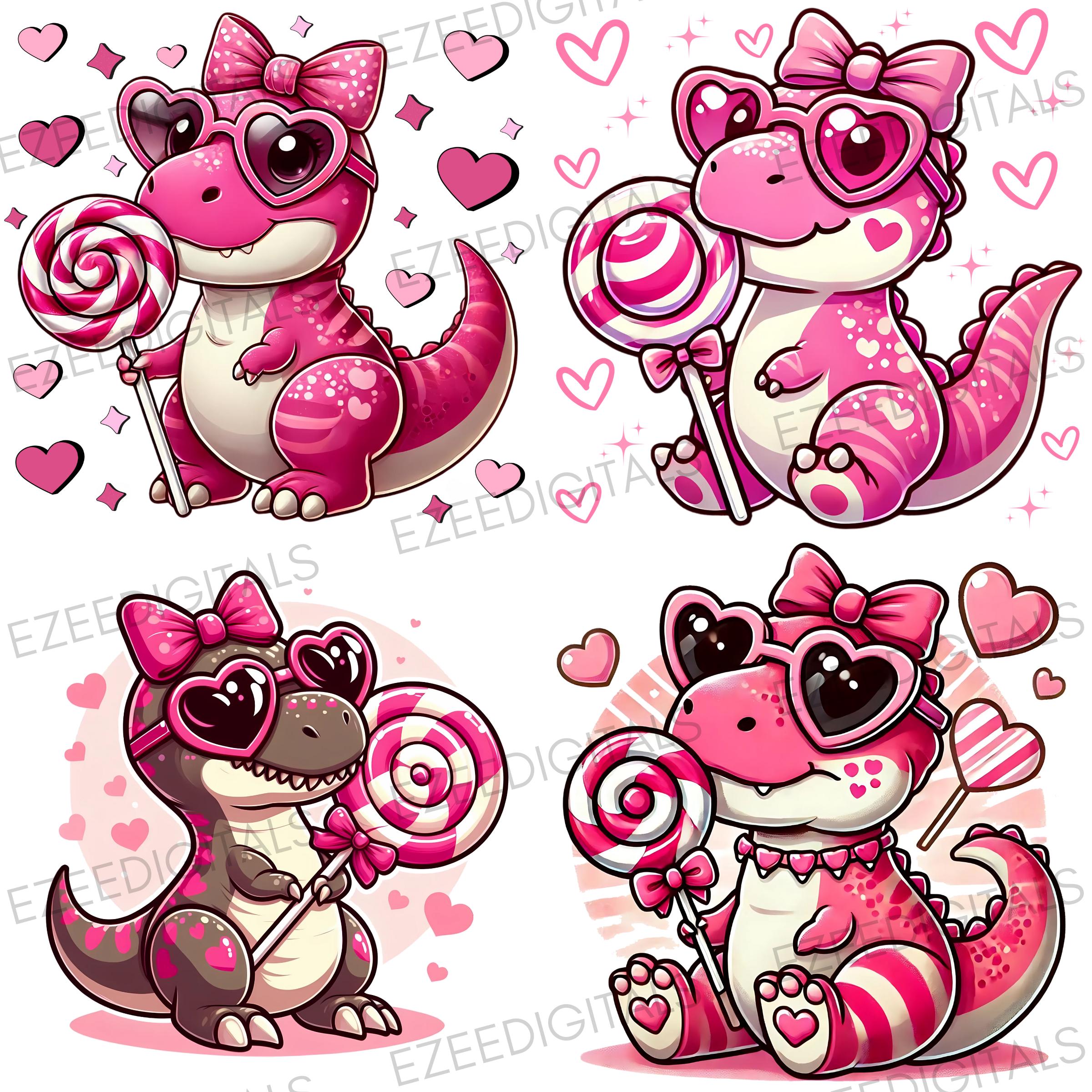 Cute Dinosaur Png Dinosaur Valentines Png Dinosaur Coquette Png ...