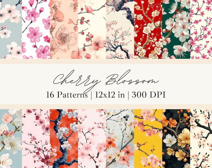82 Dark Sakura Cherry Blossom Patterns, Cherry Blossom Patterns With ...