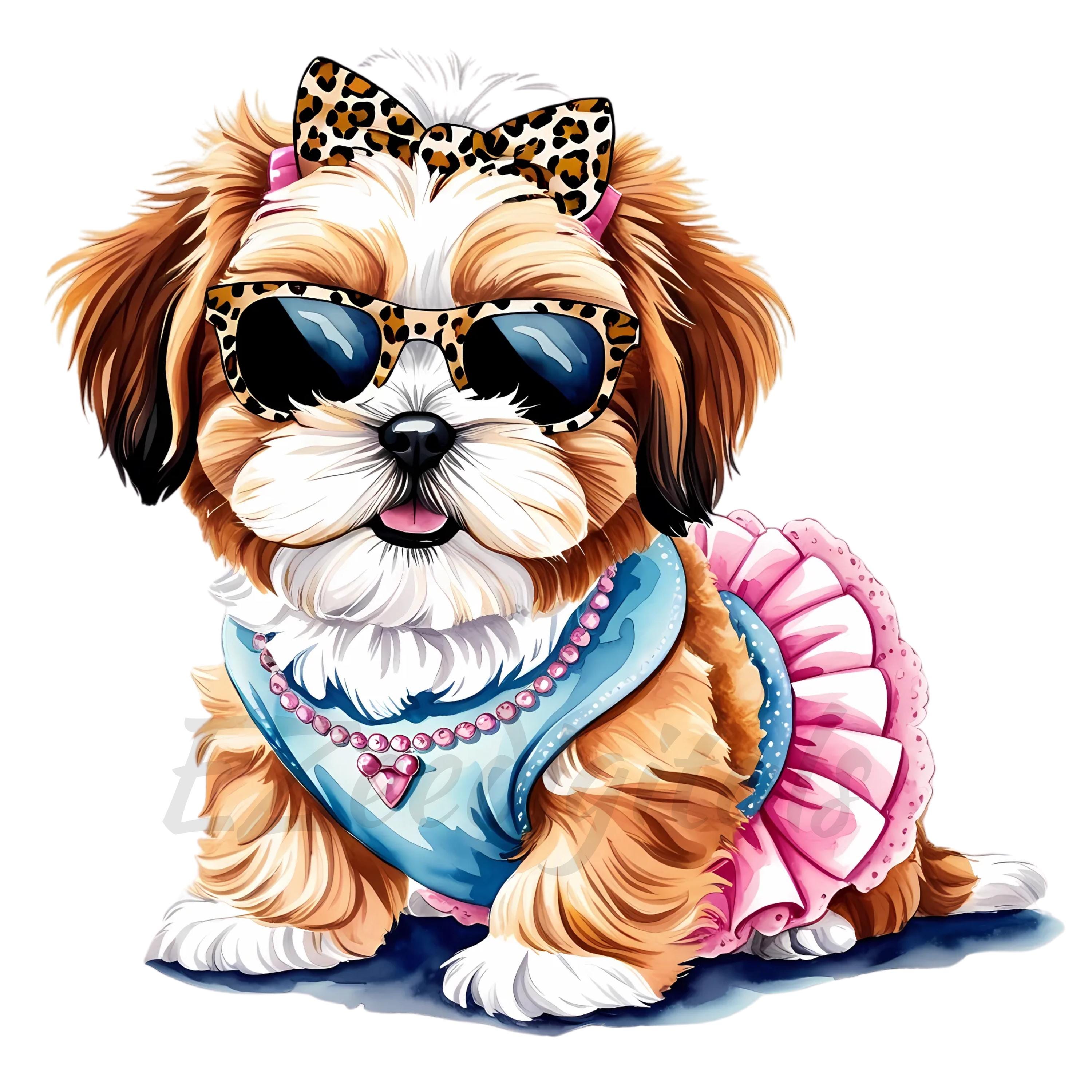 Shih Tzu Clipart 10 Shih Tzu PNG Clipart Shih Tzu Stickers Shih Tzu ...