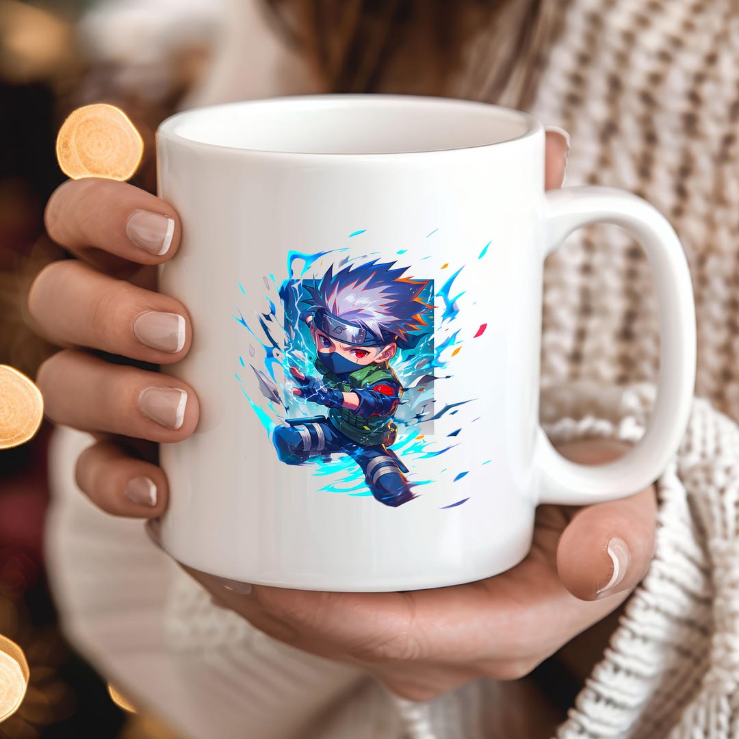 Kakashi Mug, Anime Mug, Anime Gifts, Chibi, Birthday Mug, Unique Mug ...