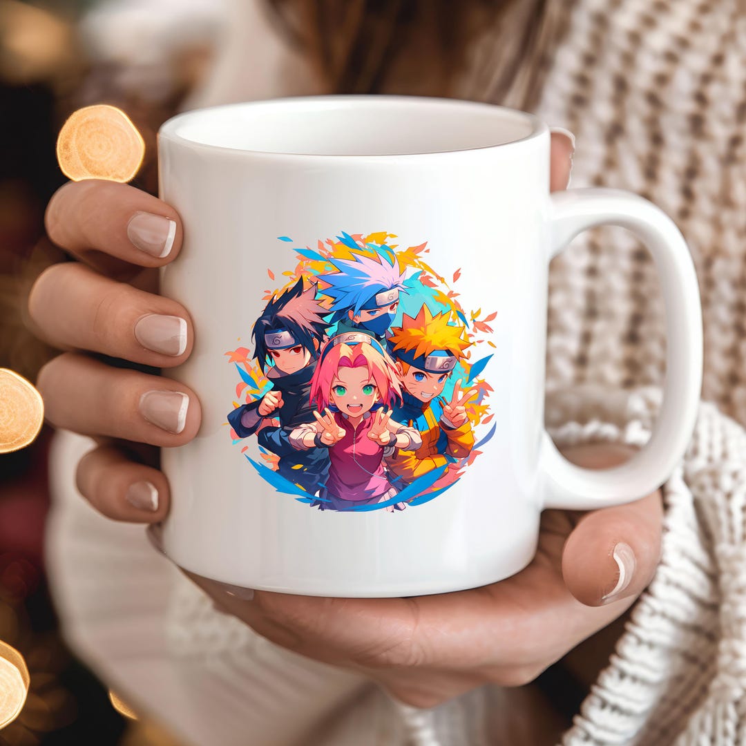 Team 7 Naruto Mug, Naruto Mug, Anime Mug, Anime Gifts, Chibi, Birthday ...