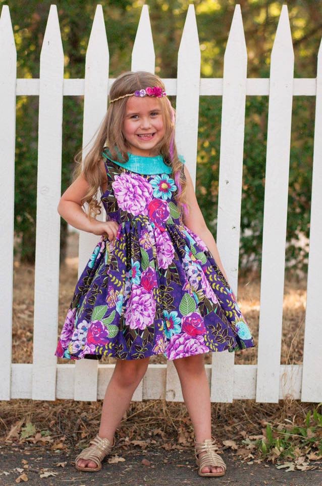 Child Party Dress PDF Sewing Pattern the Feestje Dress Sized | Etsy