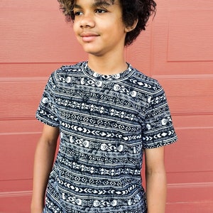 Child T Shirt PDF Sewing Pattern - the Drop Tee - Sized 18m to 16 - Etsy