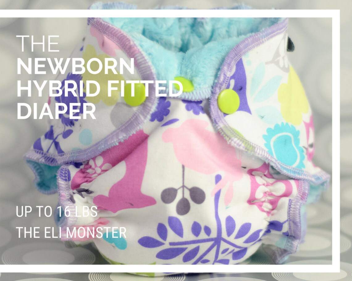 Cloth Diaper PDF Sewing Pattern Newborn Hybrid Fitted Cloth | Etsy