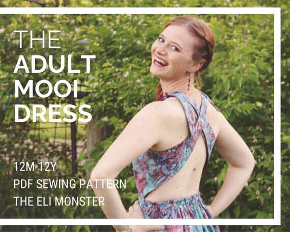 SunDress PDF Sewing Pattern The Mooi Dress Sized Teen-Misses | Etsy