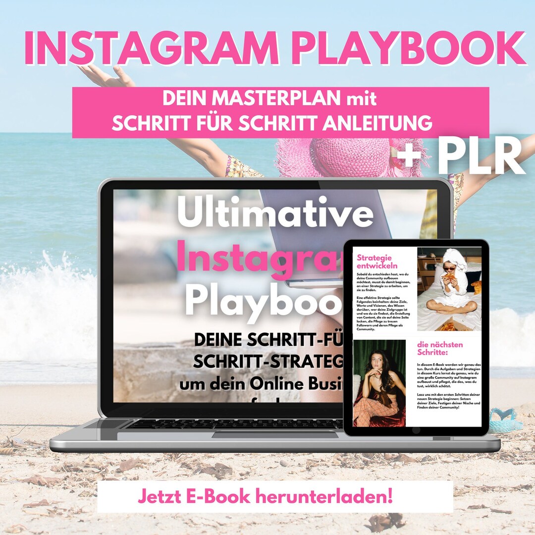 Your MASTERPLAN Step-by-step to More Growth on Instagram top Account - Etsy