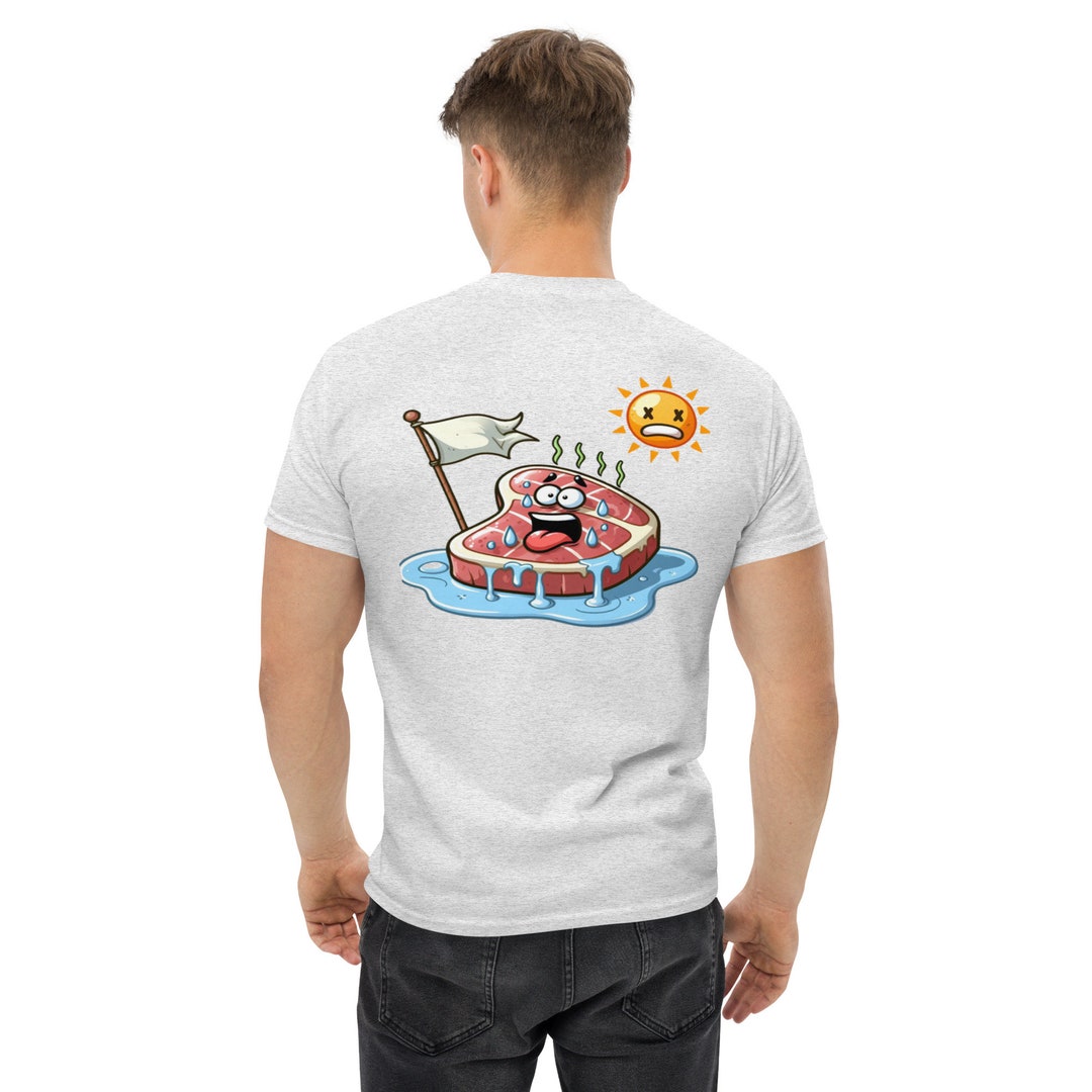 Meat Sweats Cartoon T-shirt - Etsy