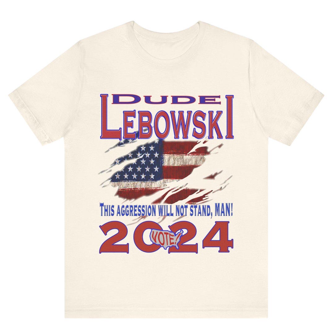 Big Lebowski Vote 2024 - Etsy