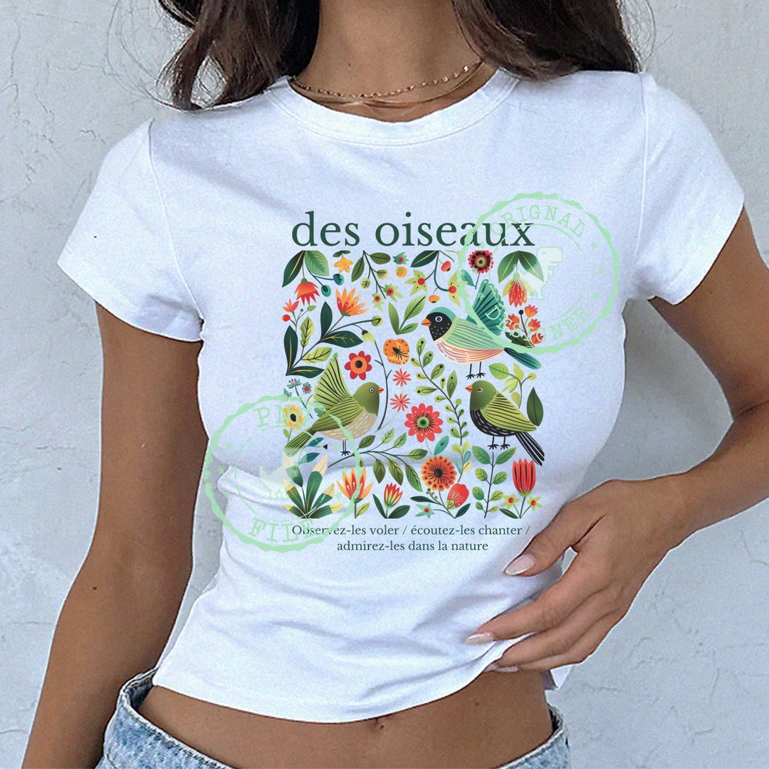 Charming Cottagecore Birds and Flowers Scandinavian Folk Art Design PNG ...