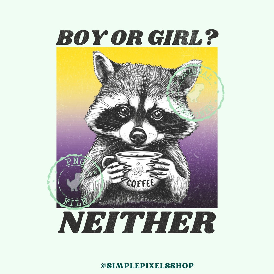 I Don't Have a Gender Png, Boy or Girl Neither Png, Non Binary Png ...