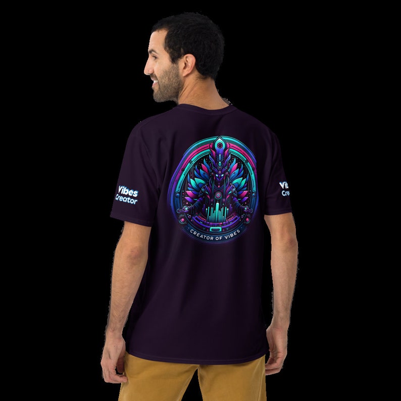 T-Shirt Creator of Vibe Festival Psytrance Design Néon EDM Vêtements DJ ...