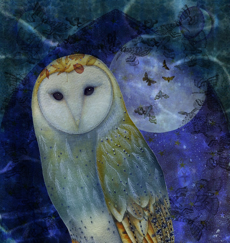 Fine Art Print digital Collage From Original Paintings: - Etsy