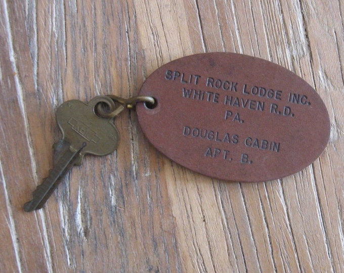 1948 Split Rock Lodge Honeymoon Douglas Cabin Door Key White - Etsy