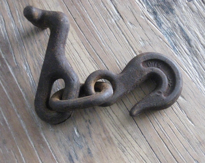 Rusty Cast Iron Tow Hook & Bar Catch Thingy - Etsy