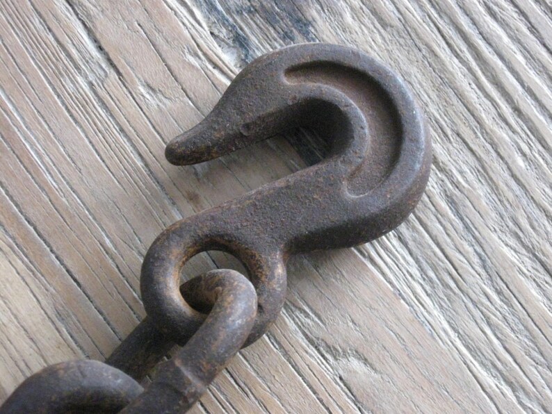 Rusty Cast Iron Tow Hook & Bar Catch Thingy | Etsy