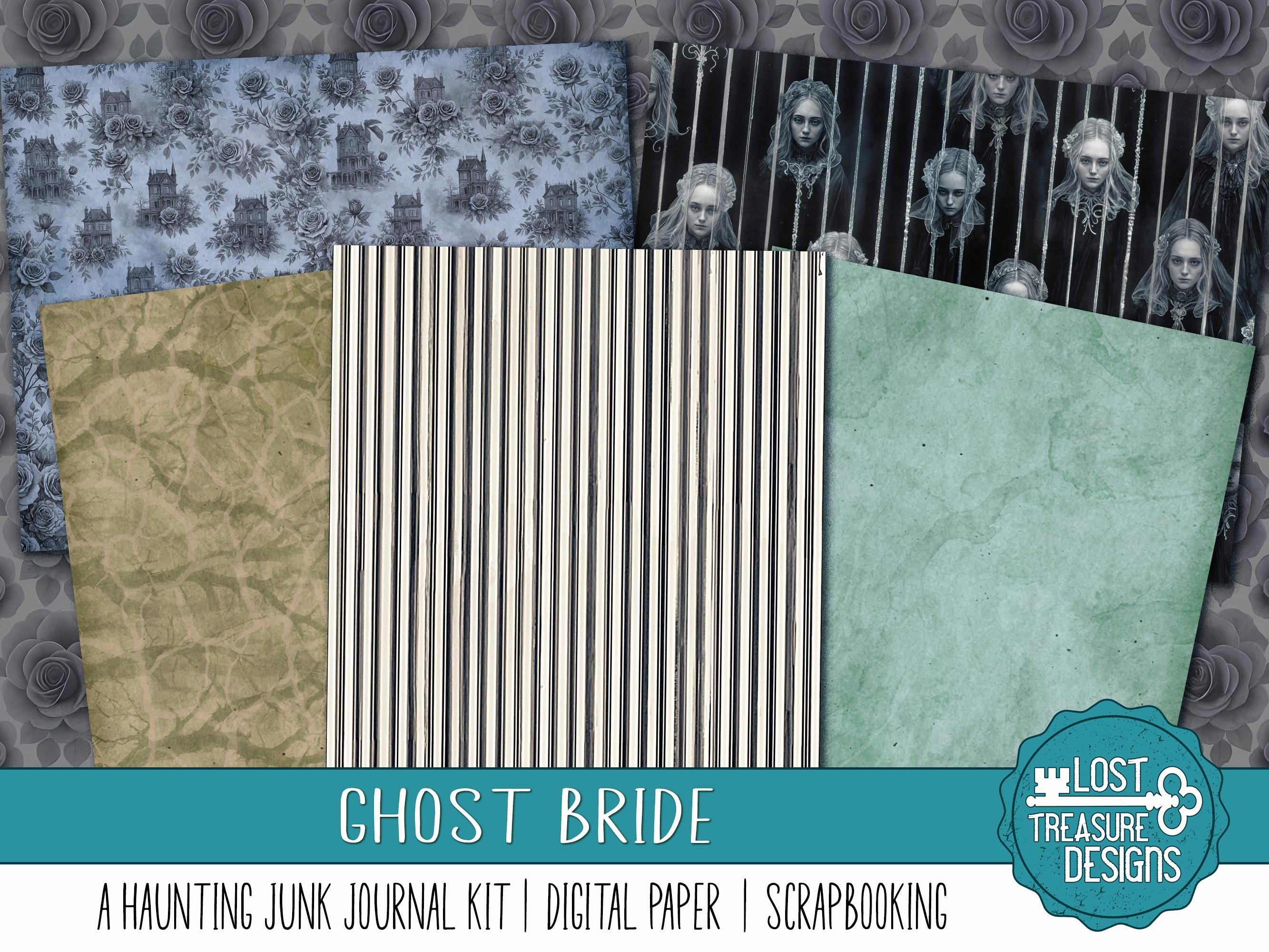 GHOST BRIDE: A Haunted Folio & Junk Journal Kit, Embellishments ...