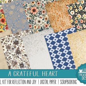 A GRATEFUL HEART: A Journal Kit for Reflection & Joy, Papercraft ...
